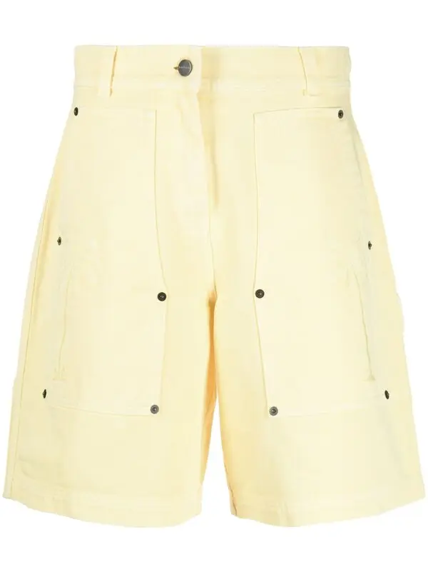 Palm Angels Embroidered Palm Tree Shorts