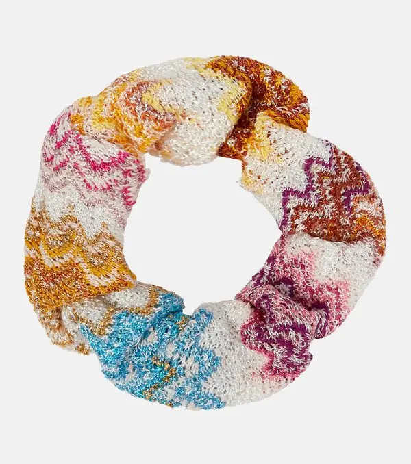 Missoni Zig-Zag Scrunchie In Multicoloured - 31% Off  display picture 2