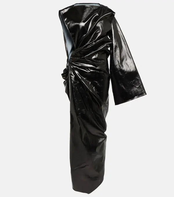 Rick Owens Asymmetrical Denim Gown