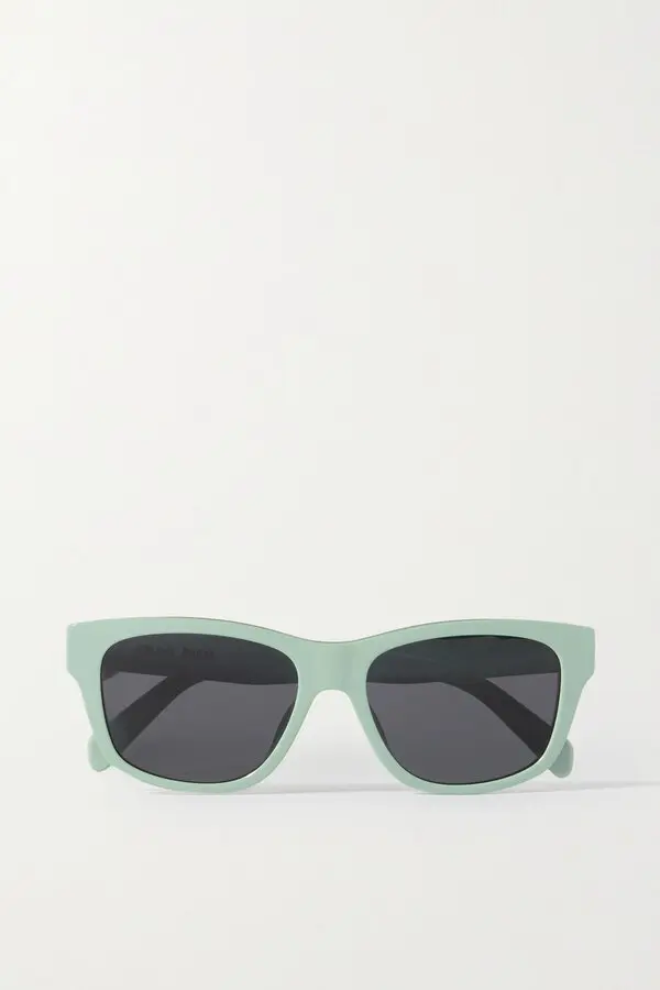 Celine Monochroms Square Sunglasses - Green