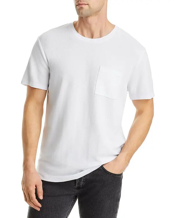 Nn07 Clive Short Sleeve Pocket Tee - White
