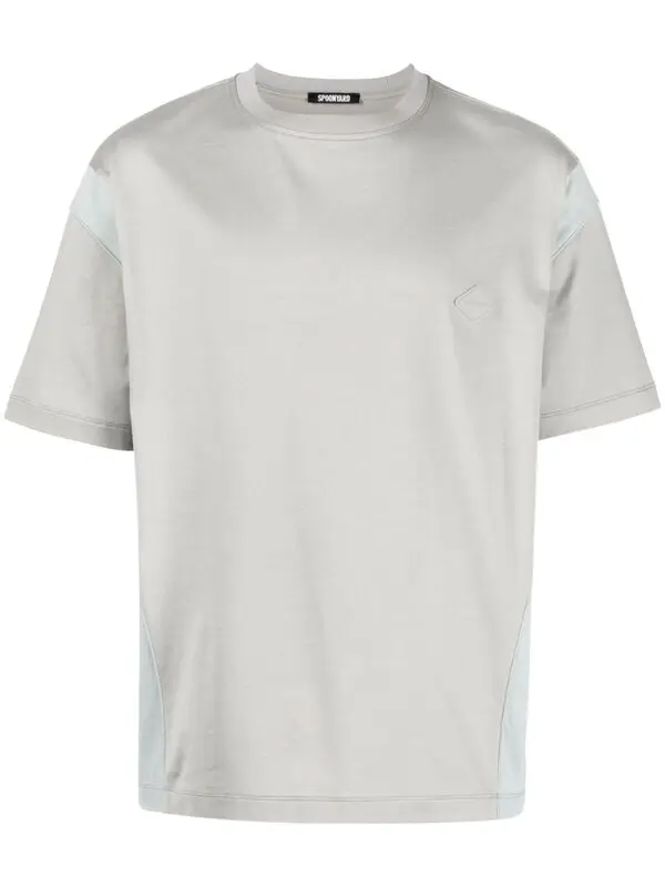 SPOONYARD Panel-detail Short-sleeve T-shirt - Grey