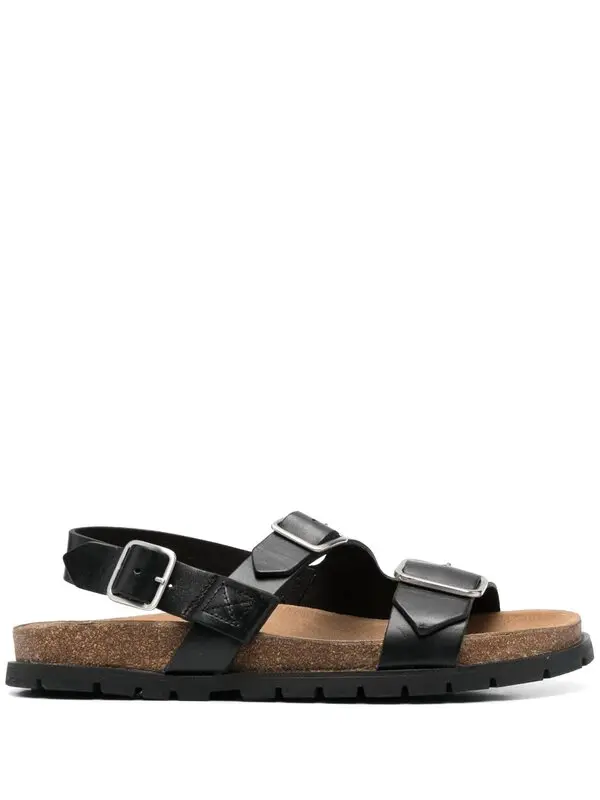 A.p.c. Aly Buckle-strap Leather Sandals