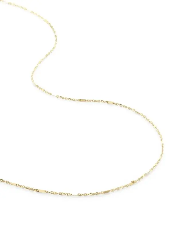 Monica Vinader 14kt Yellow Shimmer Chain Necklace - Gold