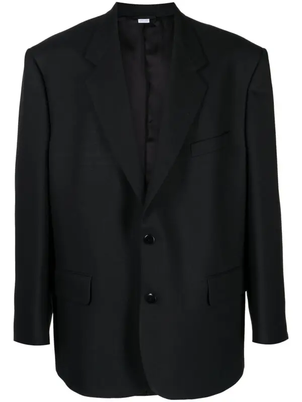 Random Identities Long-sleeved Oversized Blazer