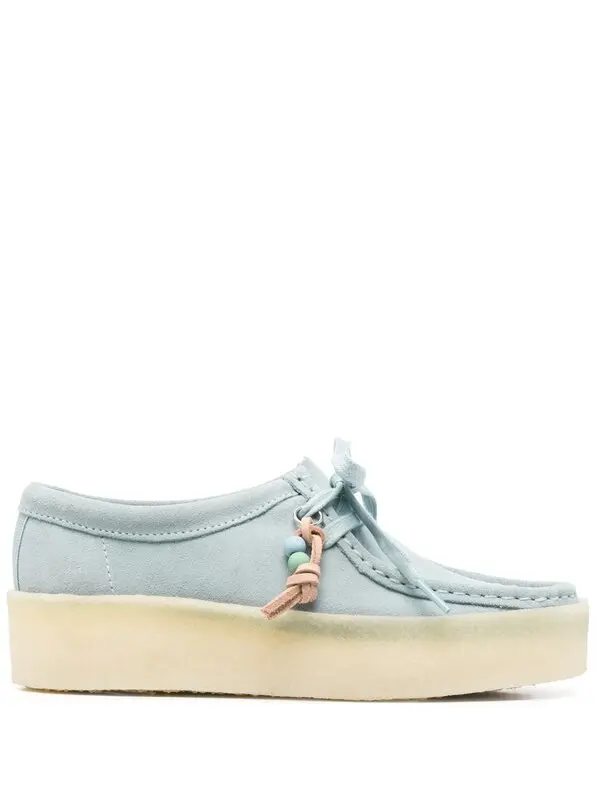 Clarks Seam-detail Suede Loafers