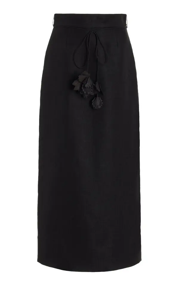 Zimmermann Crush Panelled Pencil Skirt Skirts 600060288anp