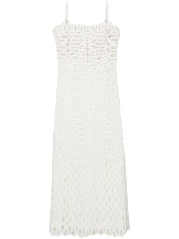 Simkhai Sleeveless Lace Midi Dress