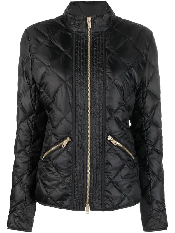 FAY Diamond-quilt Zip-fastening Jacket