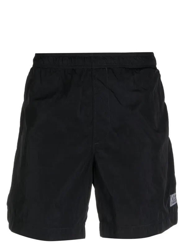 C.P. COMPANY Logo-patch Swimming Shorts - Blue