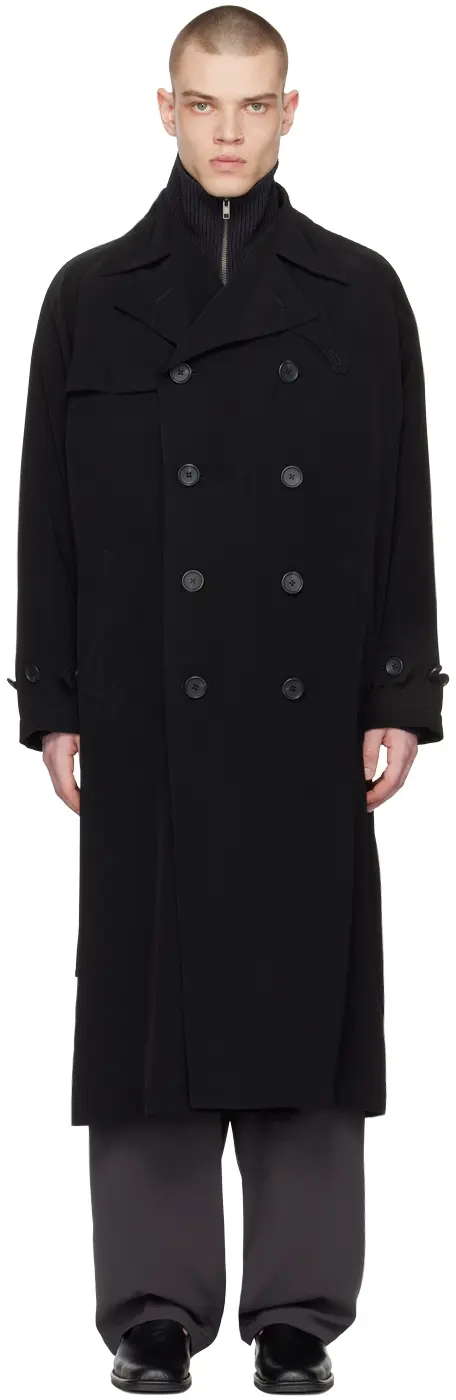 Buy RAINMAKER KYOTO Oversized Trench Coat - Black At 69% Off 