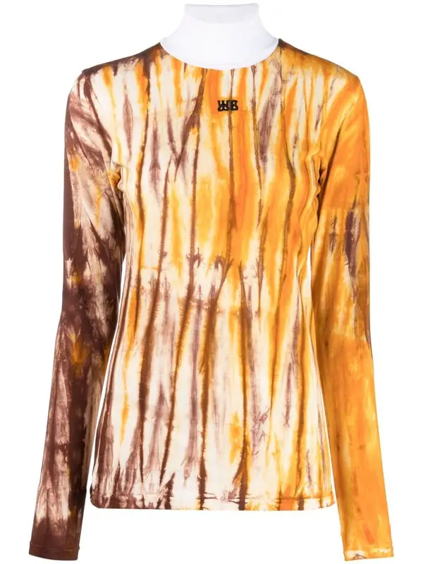 WALES BONNER Tie-dye Top - Orange