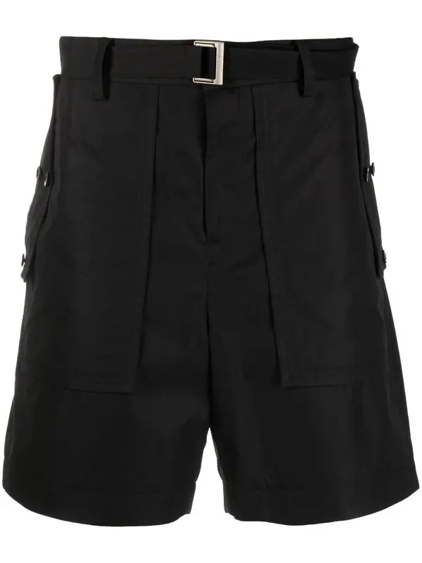 Sacai Drop-crotch Cotton Shorts
