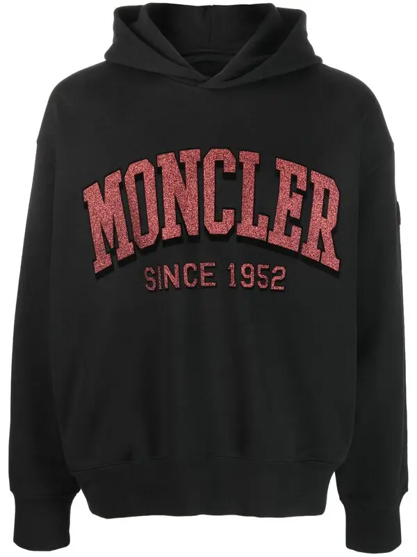 Moncler Glitter Logo Hoodie