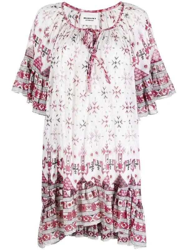 MARANT ETOILE Loane Mini Dress - White