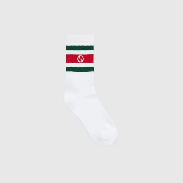 Gucci Round Interlocking G Cotton Socks