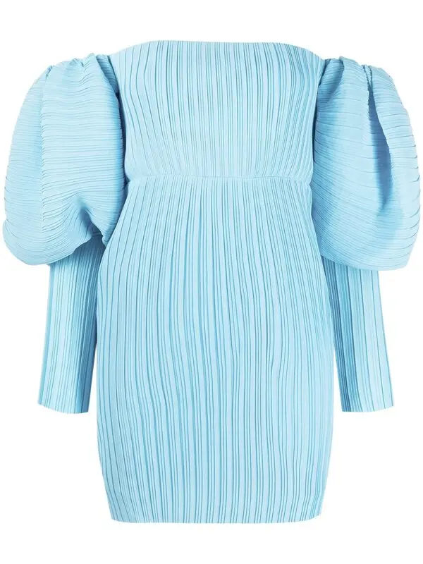 Solace London Skye Pleated Mini Dress