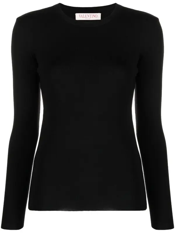 Valentino Garavani Open-back Knitted Top