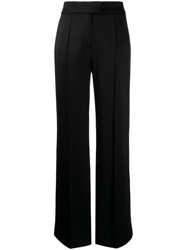 SA SU PHI High-waisted Wide-leg Trousers - Black