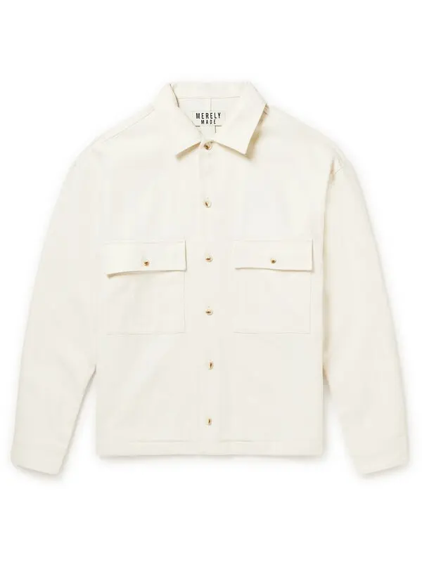MERELY MADE Linen And Cotton-blend Canvas Jacket