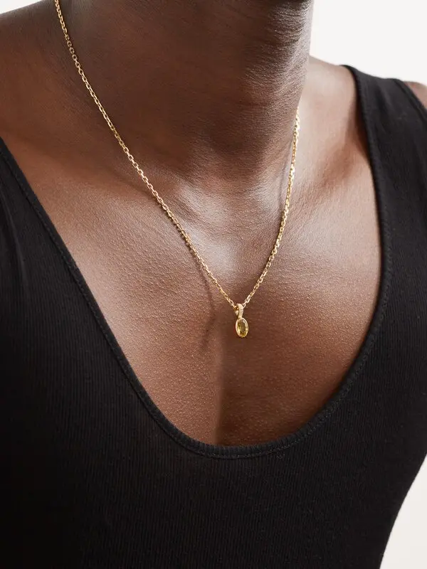 VILTIER Magnetic Beryl Pendant - Yellow