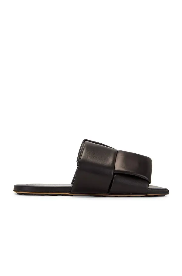 Bottega Veneta Patch Sandal - Black