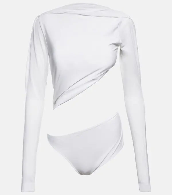 Jacquemus Le Body Carozzu Mesh Bodysuit - White