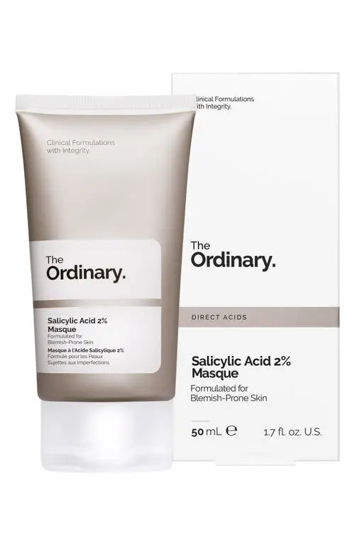 THE ORDINARY Salicylic Acid 2% Masque Clarifying Charcoal & Clay Mask For Blemish Prone Skin