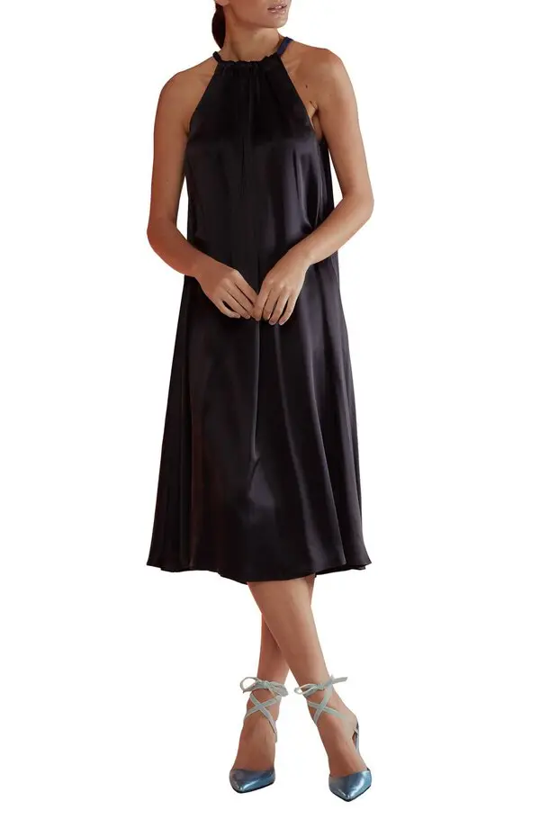 sexy halter mini dress Sexy Keyhole Halter Mini Royal Blue Sequins Homecoming Dress main image 0