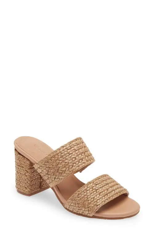 CHOCOLAT BLU Calissa Raffia Slide Sandal