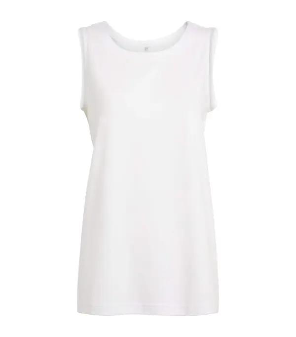 Eskandar Pima Cotton A-line Tank Top