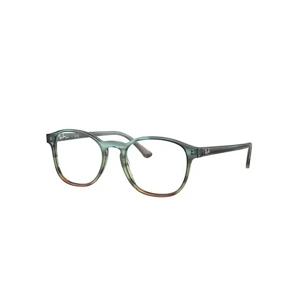 Ray-ban Eyeglasses Frame - Striped Blue & Green