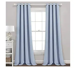 LUSH DECOR Blackout 52x84 Window Curtain Panels