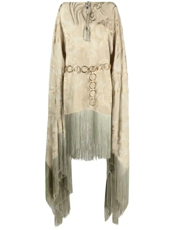 TALLER MARMO Veneno Clouds Kaftan Minidress