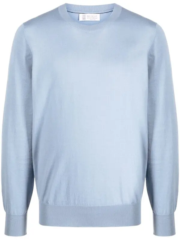 Brunello Cucinelli Long-sleeve Jumper - Blue
