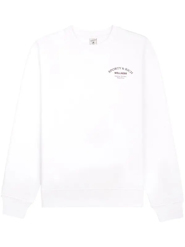 SPORTY & RICH Wellness Cotton Sweatshirt