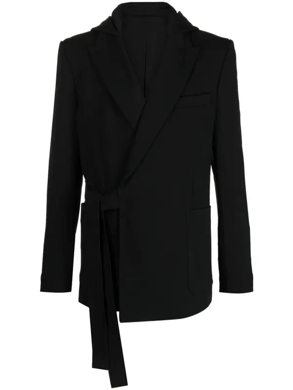 Balmain Tie-fastening Hooded Jacket