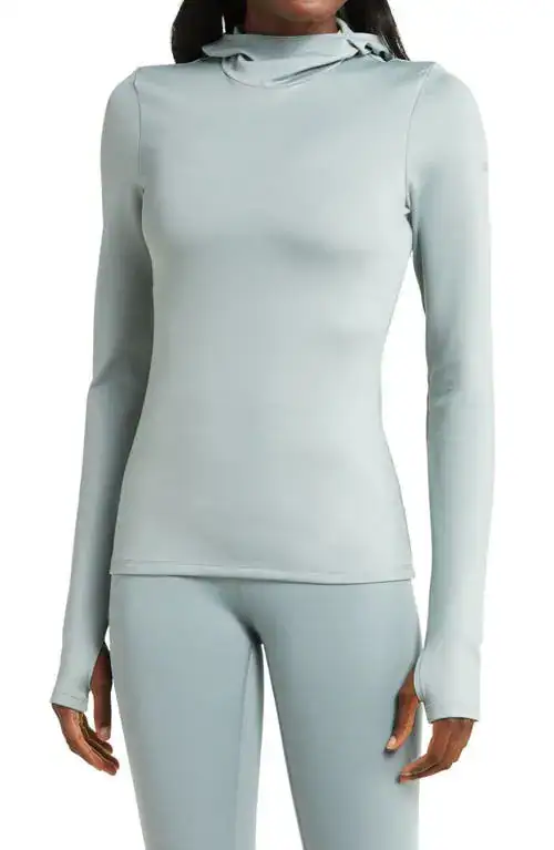 Alo Airlift Runner Hoodie - Cosmic Grey | Editorialist