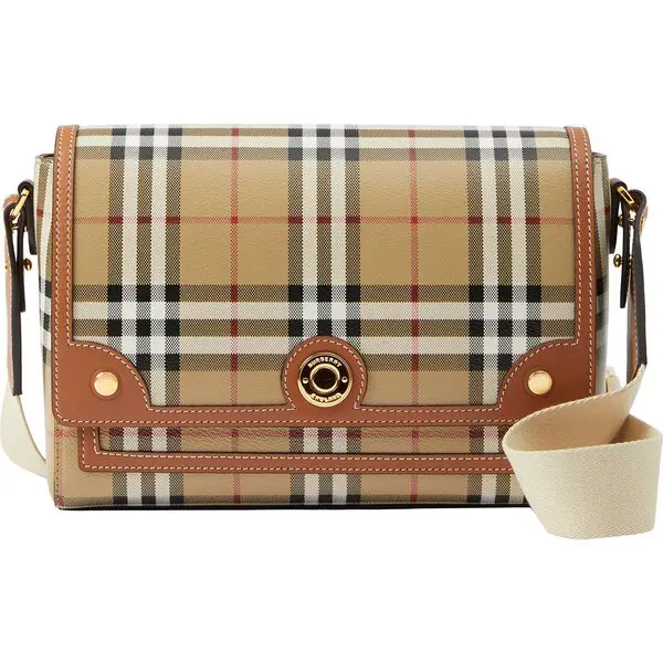 Burberry Coated Canvas Crossbody Bag