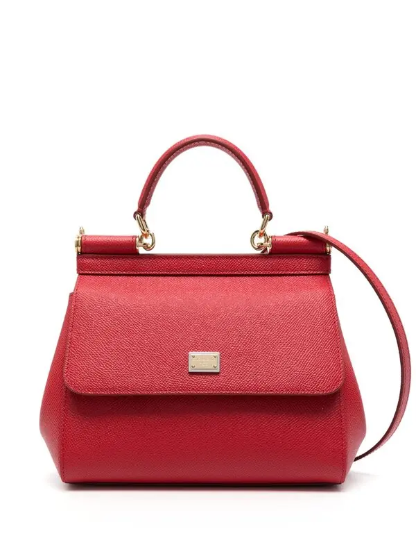 Dolce & Gabbana Medium Sicily Tote - Red