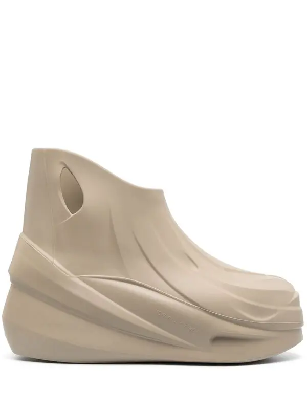 1017 Alyx 9sm Mono Ankle Wedge Boots - Neutrals