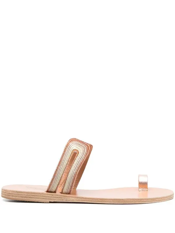 ANCIENT GREEK SANDALS Argos Slip-on Slides - Neutrals