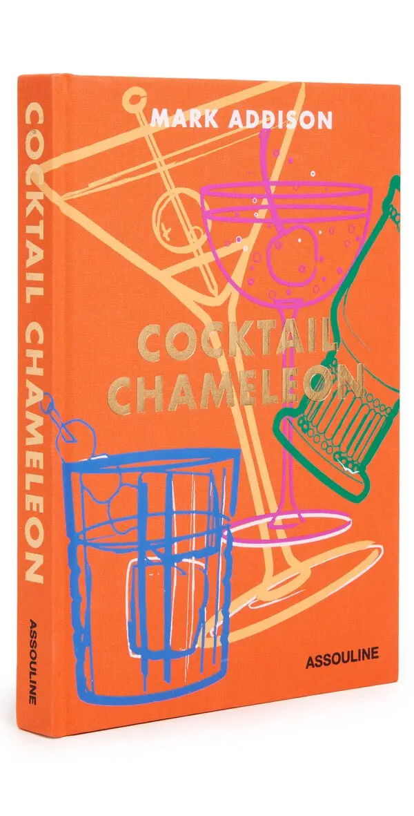 Assouline Cocktail Chameleon Book - Orange