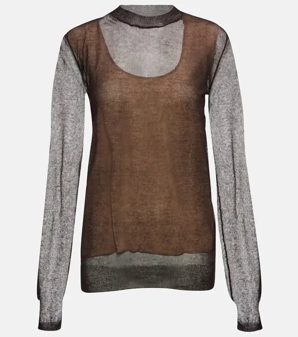 TOD'S Sheer Silk Sweater