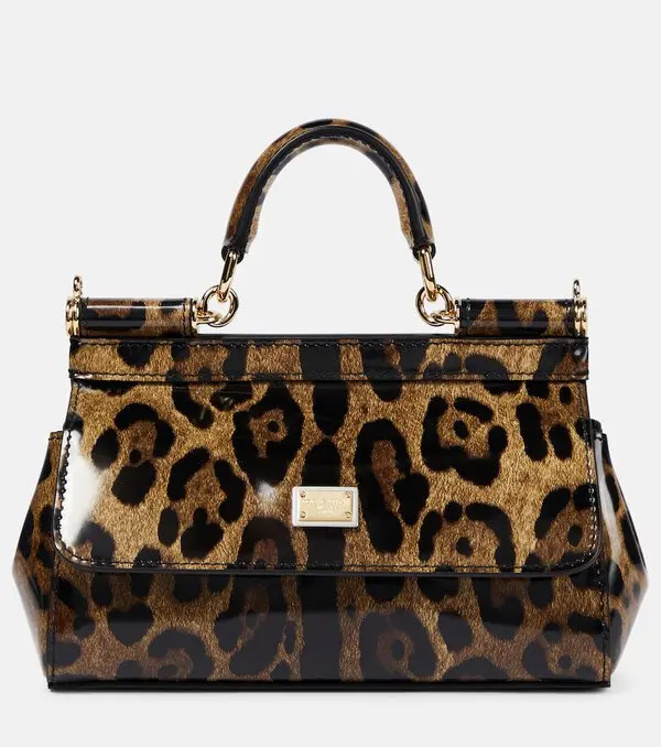 Dolce & Gabbana X Kim Sicily Small Shoulder Bag - Brown