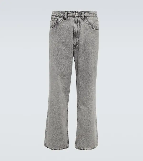 Our Legacy Third Cut Wide-leg Jeans - Grey