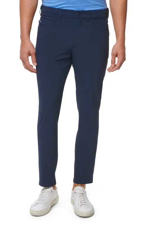 Mizzen+main Helmsman Performance Slim Tapered Leg Pants - Navy Solid