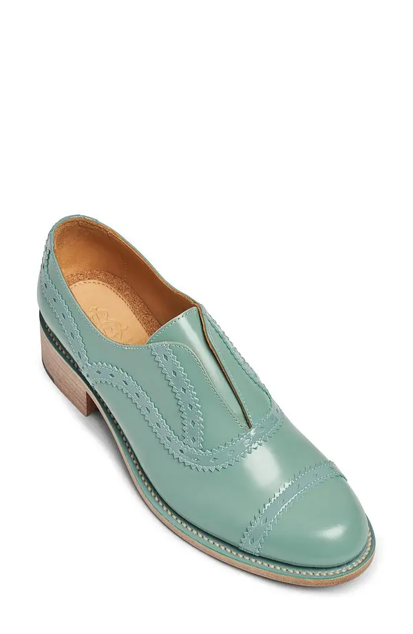 The Office Of Angela Scott Ms. Arzner Slip-On In Seafoam - 40% Off ...