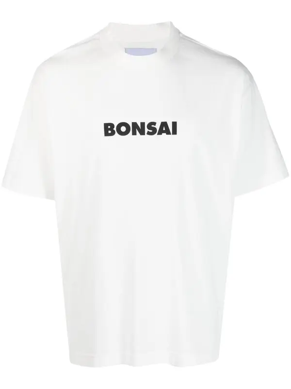 BONSAI Logo-print T-shirt - White