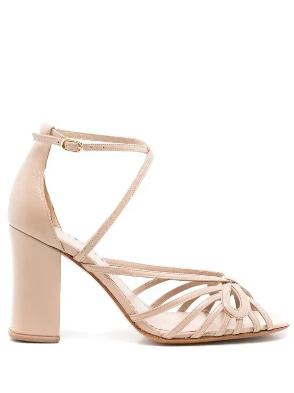 STUDIO CHOFAKIAN Miuccia 75mm Bow-detail Sandals
